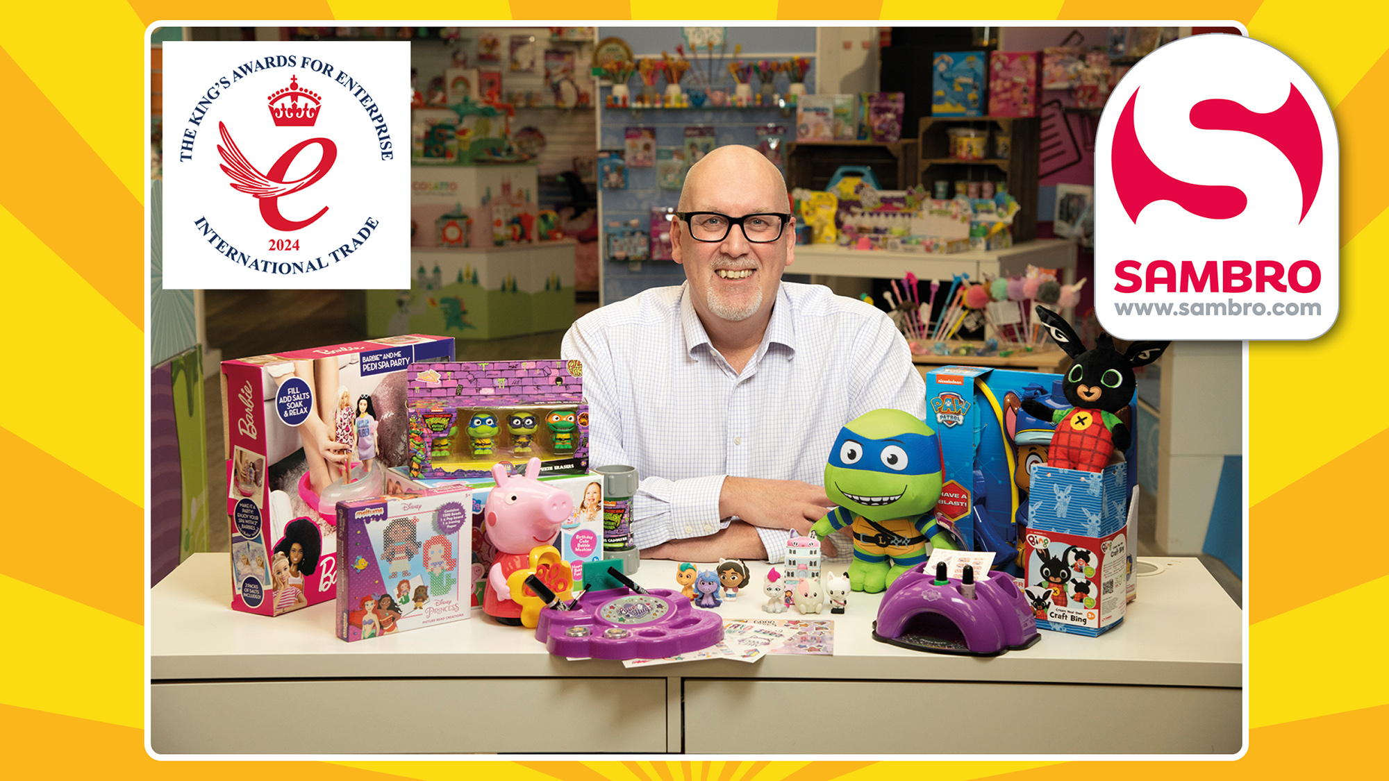 Sambro wins King’s award for enterprise - Toys n Playthings