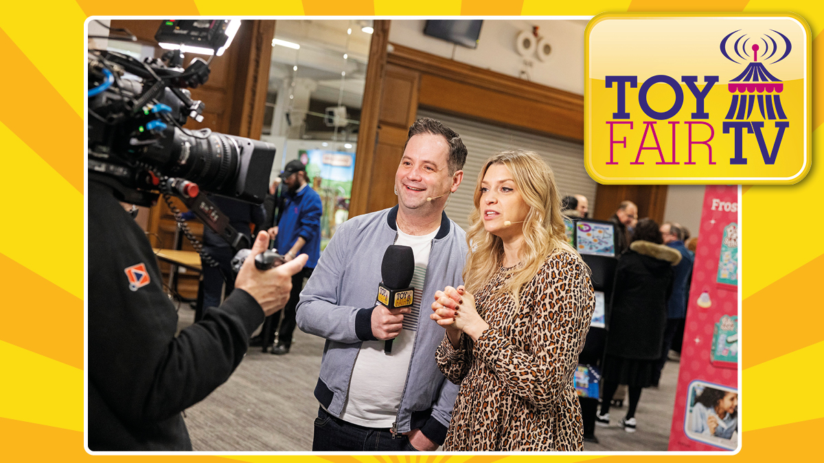 Toy Fair TV an interview with hosts Anna Williamson and Gav Inskip ...