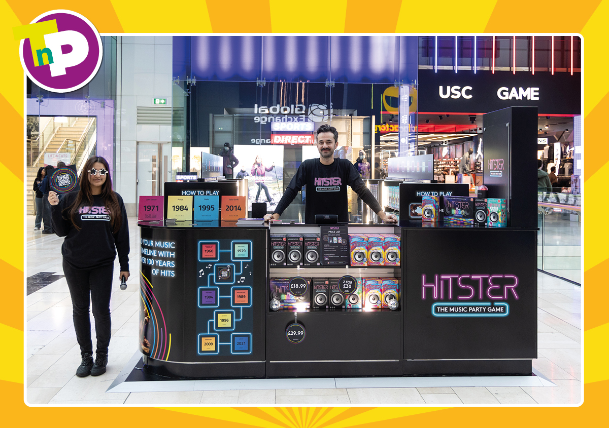 Jumbo amplifies Hitster sales success with UK pop-ups - Toys n Playthings