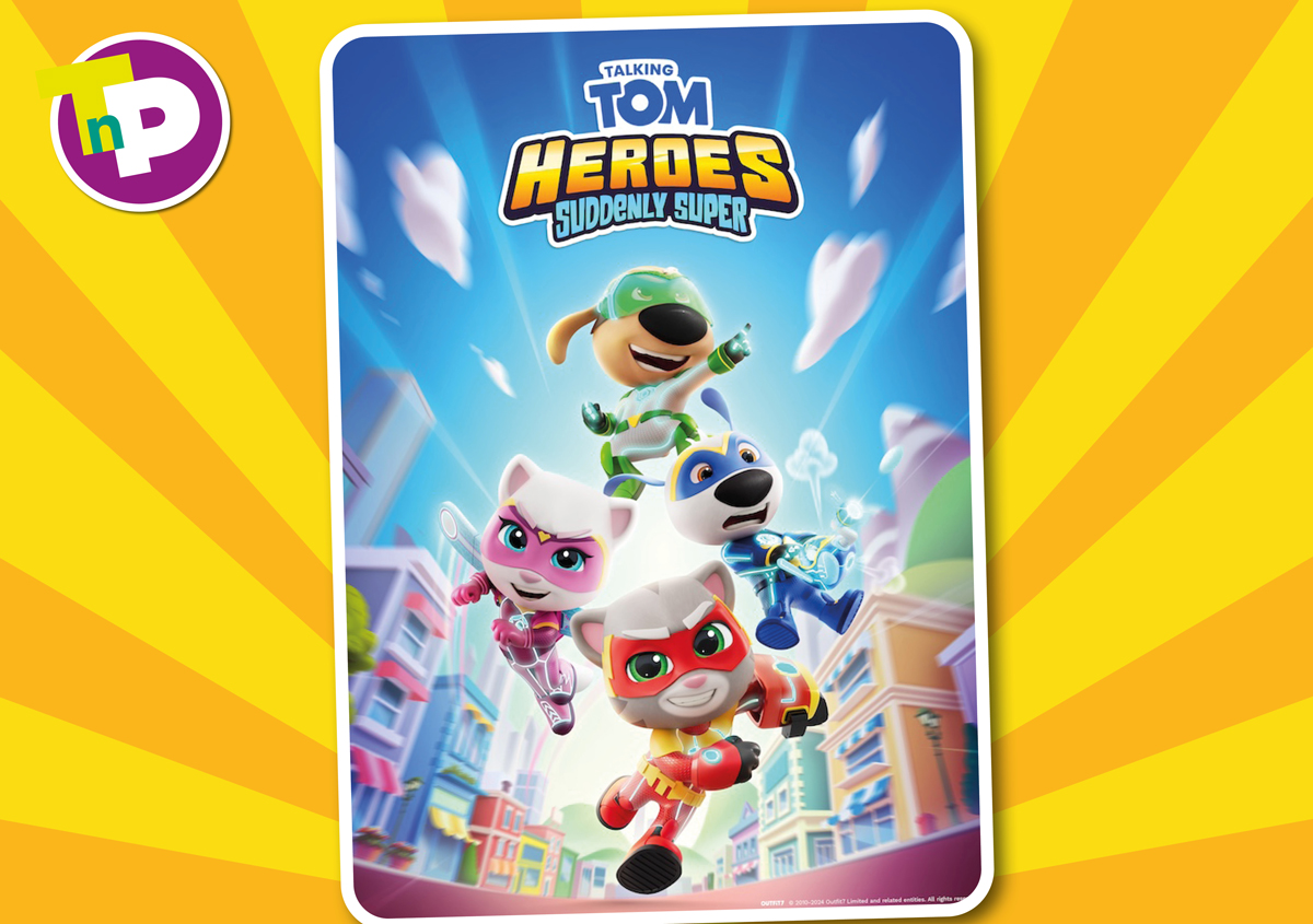 New licensees for Talking Tom Heroes: Suddenly - Toys n Playthings