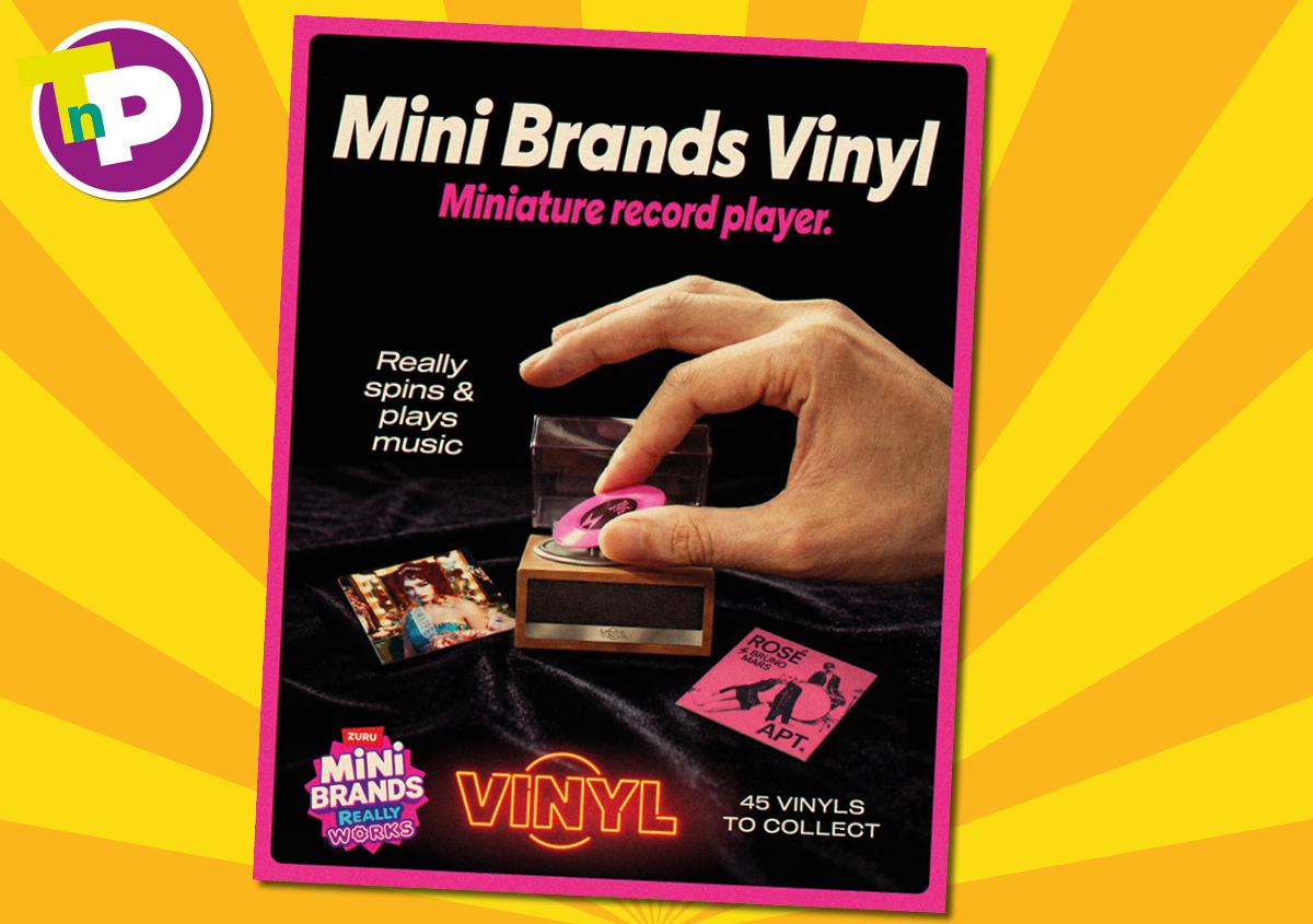 Zuru adds working vinyl records to Mini Brands collectibles brand ...