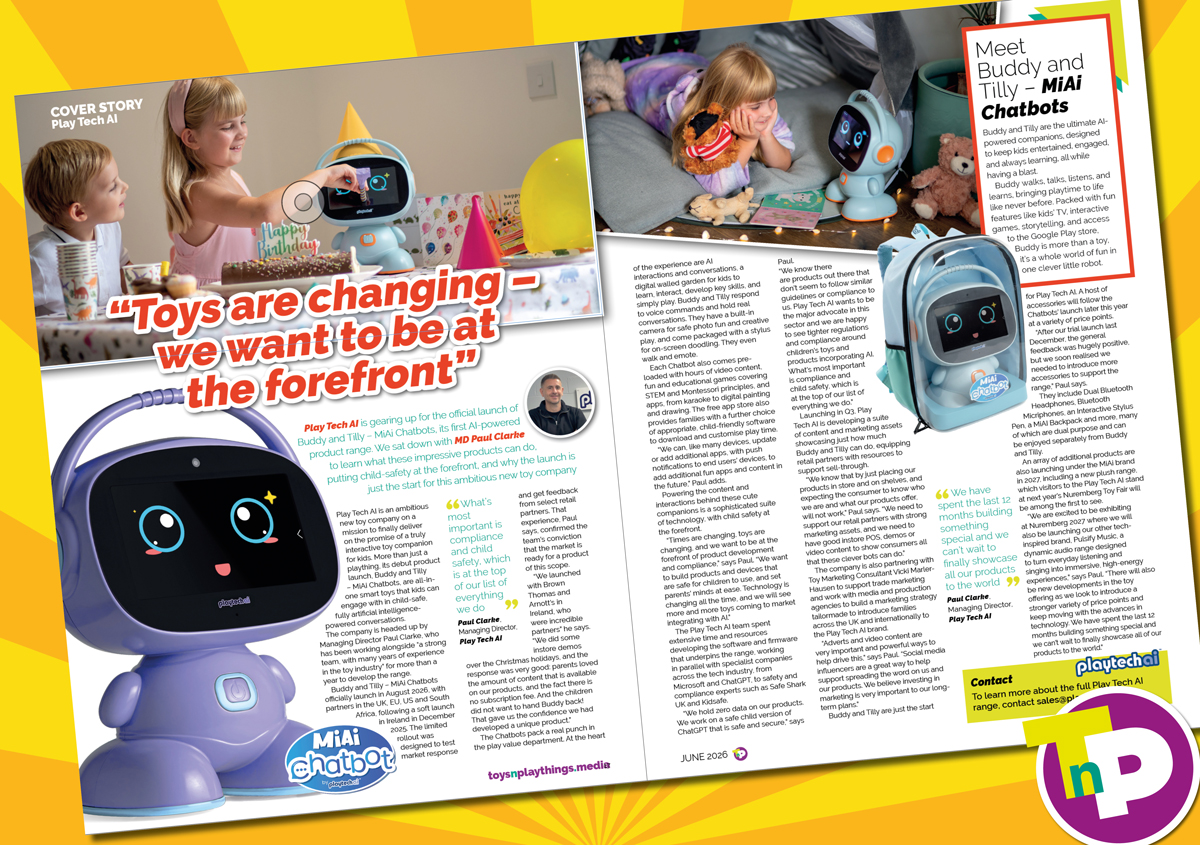 “Toys are changing – we want to be at the forefront” - Toys n Playthings